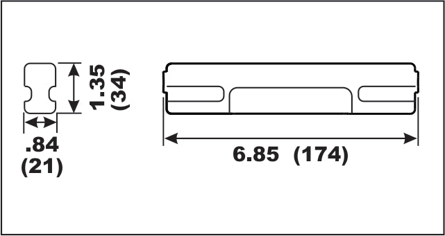 00395A Evinrude ETEC Transom Anode – Performance Metals
